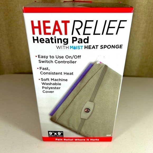 Heat Relief | Other | Heat Relief Heating Pad With Moist Heat Sponge ...
